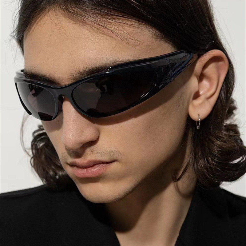 Y2k INS New Sunglasses Trend Hip Hop Punk Sun Glasses Street Shooting ...