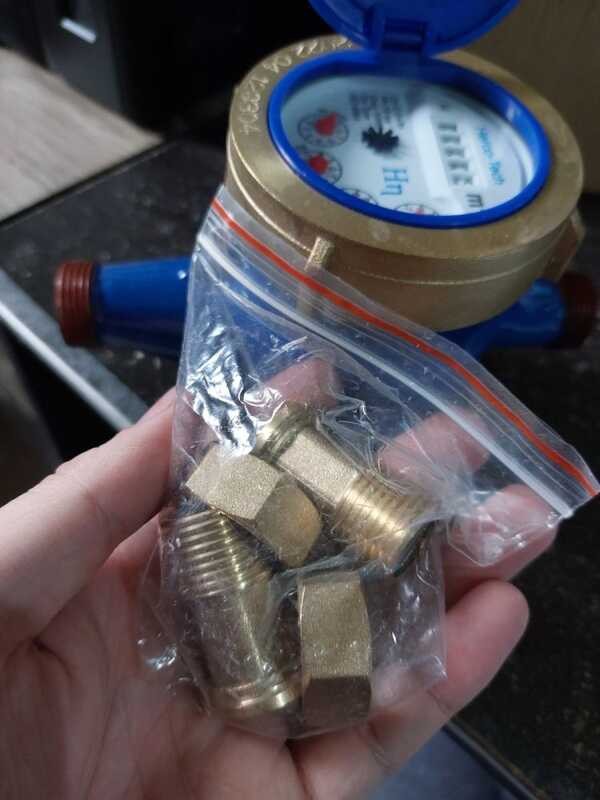 LY Herco Water Meter Horizontal Submeter 1/2 Iron Heavy Duty ...