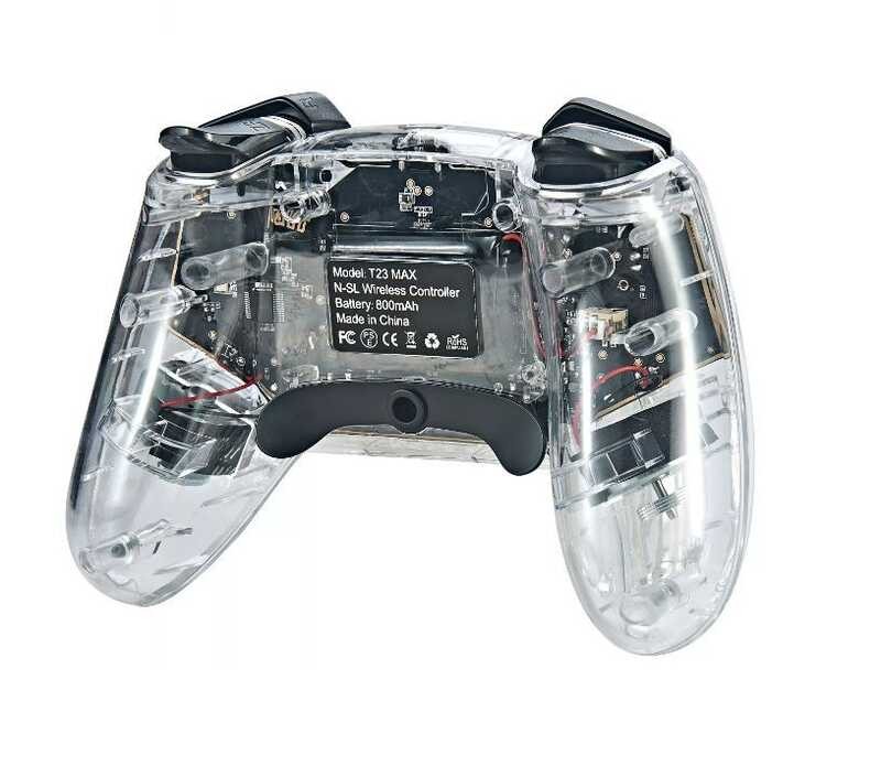 LY T23 Max RGB Gamepad Joystick Controller Type-C Interface Sa Turbo, Dual Vibration, Ro At Map ...