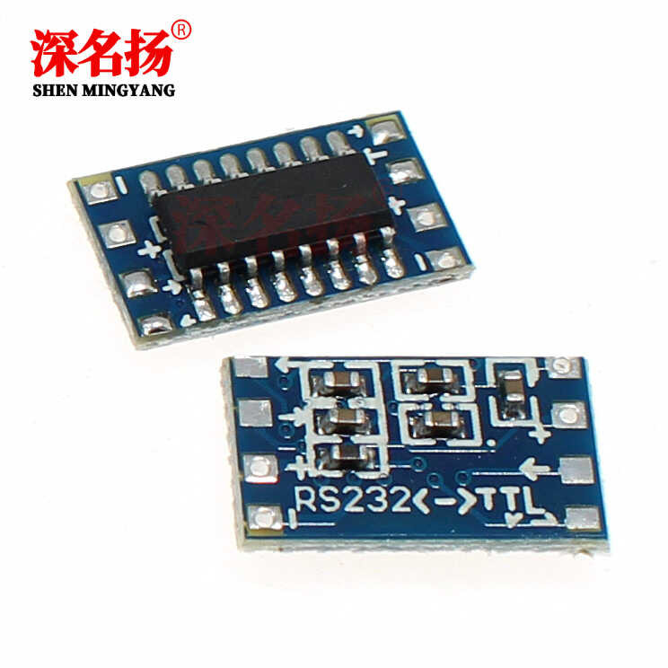 MCU mini RS232 MAX3232 level to TTL level conversion board serial port ... MCU mini RS232 MAX3232 level to TTL level conversion board serial port ...
