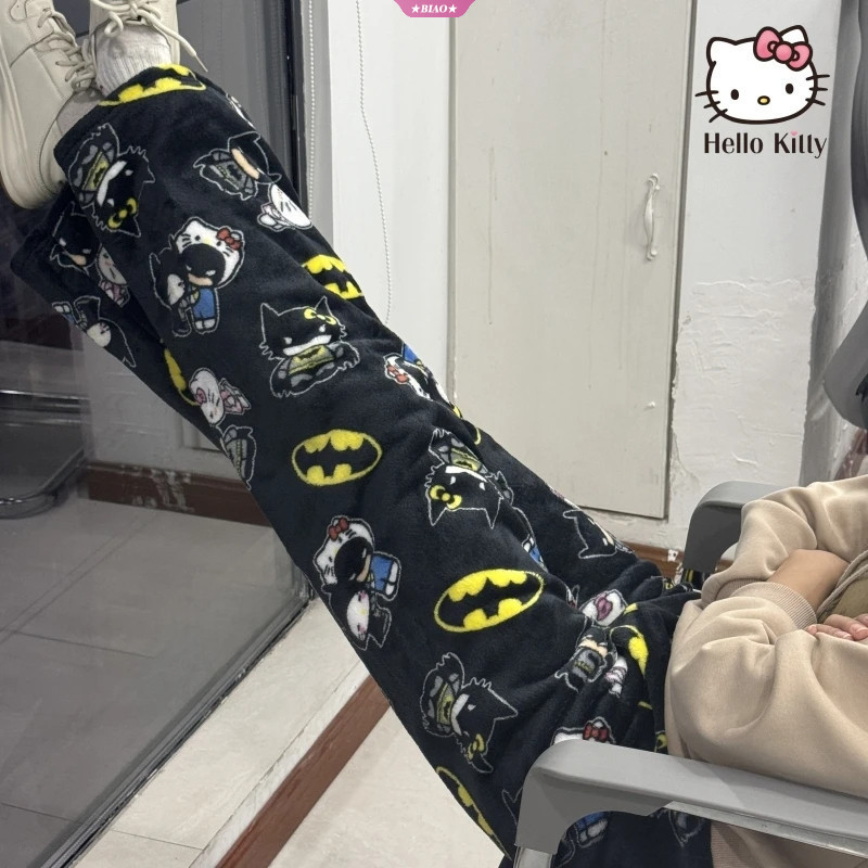 Hello Kitty Batman Christmas Pajamas Pants Anime Sanrio 2025 New ...