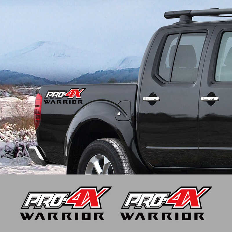 Rear Pickup Bed Side Decals Truck Graphic Pro 4X Car Vinyl Decor ...