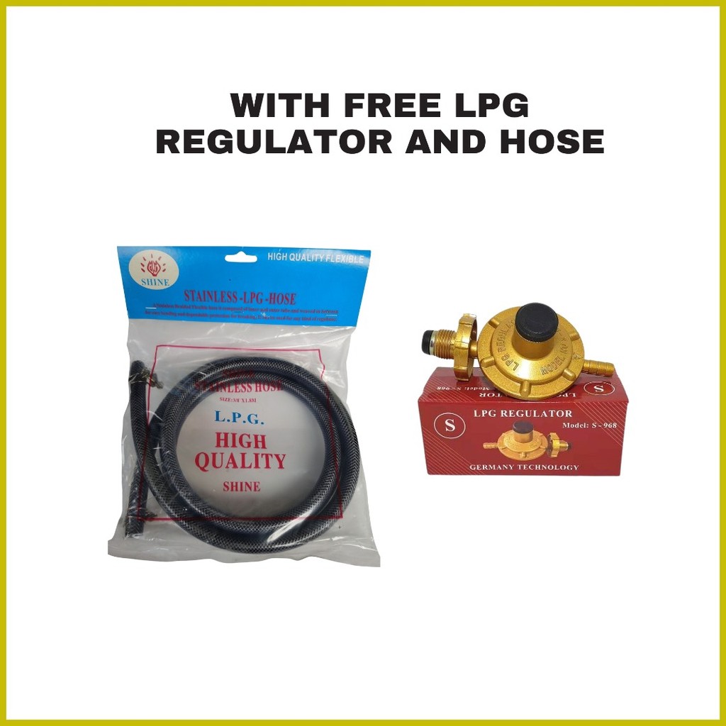 ۩ 11KG LPG SHINE GAZ EMPTY LPG TANK with LPG REGULATOR AND HOSE (NO GAS ...
