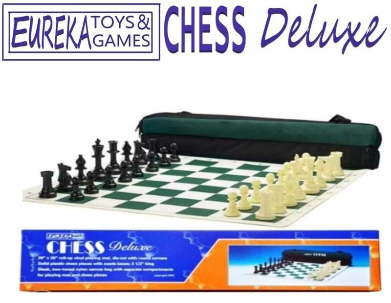 EUREKA Chess Set Board (Size Mat 20"X20") | Shopee Philippines