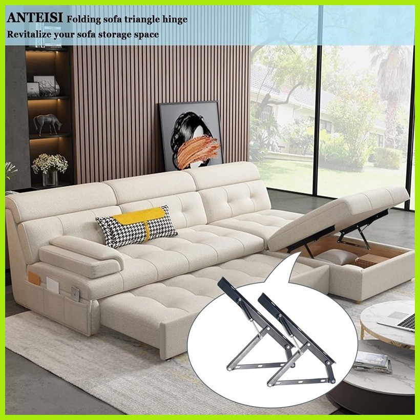1 Pair Bed Hydraulic Rod Lift Up Sofa Bed Mechanism Furniture Hydraulic ...