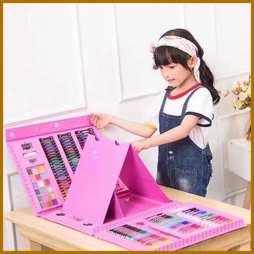 Green Moon Mall Kids Super Mega ART Coloring Set 168PCS and 208pcs ...