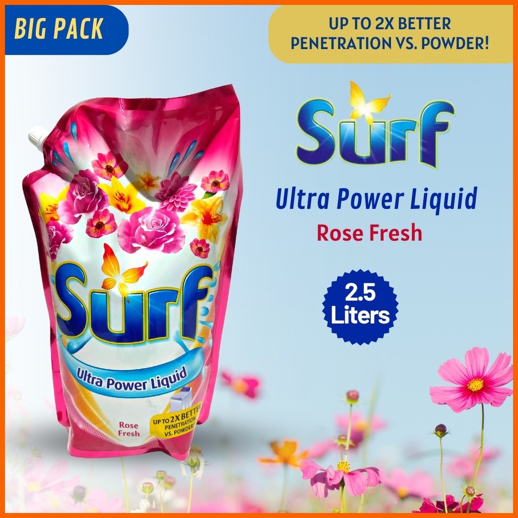 Surf Ultra Power Liquid Rose Fresh Up to 2x Better Penetration vs ...