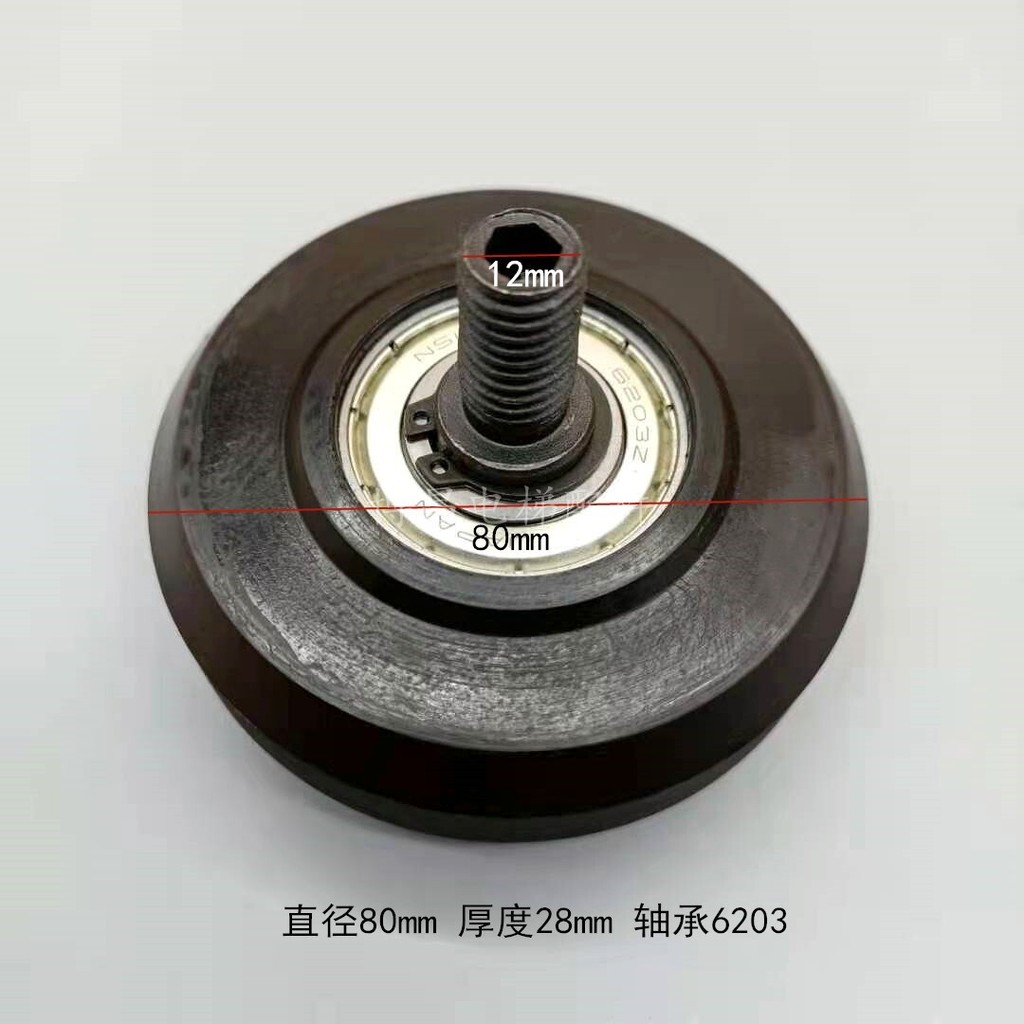 Equipment ng lift Tongli auxiliary rail counterweight guide shoe wheel ...