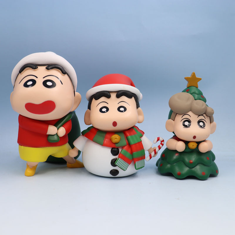 Crayon Shin-Chan Christmas Gift Christmas Snowman Shin-Chan Anime ...