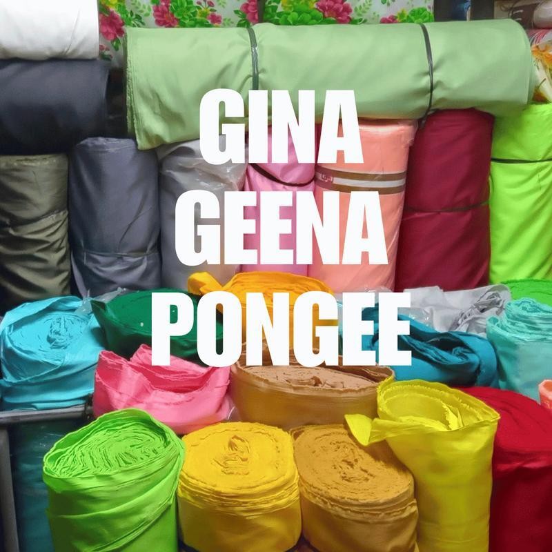 Geena/Gina/Pongee/Silk/Alpha Gina/Alpha Geena/Tela (Per Yard) | Shopee ...