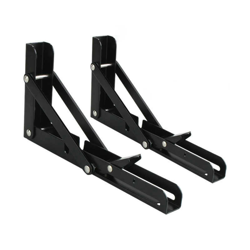 6-20 2Pcs Inch Adjustable Wall Mounted Triangle Folding Angle Bench ...