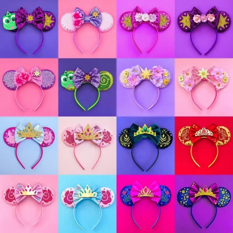 Disney Frozen Headbands Women Anna Princess Elsa Crown Bow Hair ...