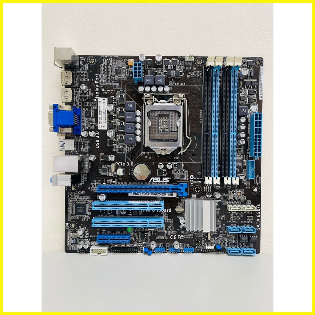 ASUS P8Q77-M BM6675 Desktop 3rd GEN Motherboard Q77 Socket LGA 1155 i3 i5 i7 DDR3 16G USED ...