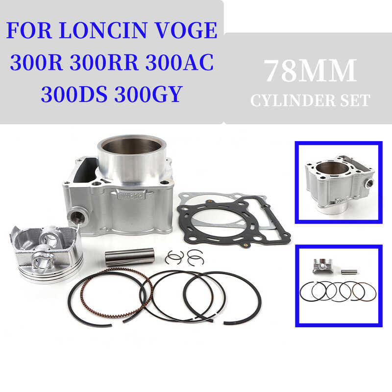 47 Motorcycle 3 Air Cyder Block Piston Para Sa LONCIN Cr6 Lx300-6A VOGE ...