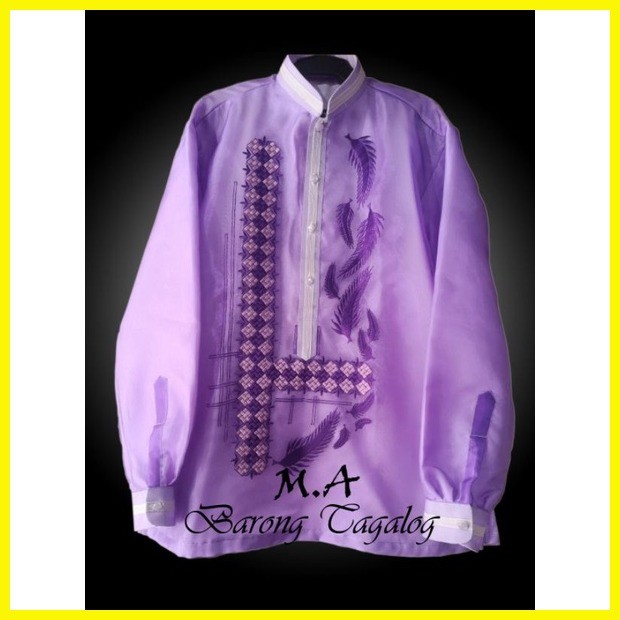 ♀ ⚽︎ Purple Barong Tagalog | Shopee Philippines