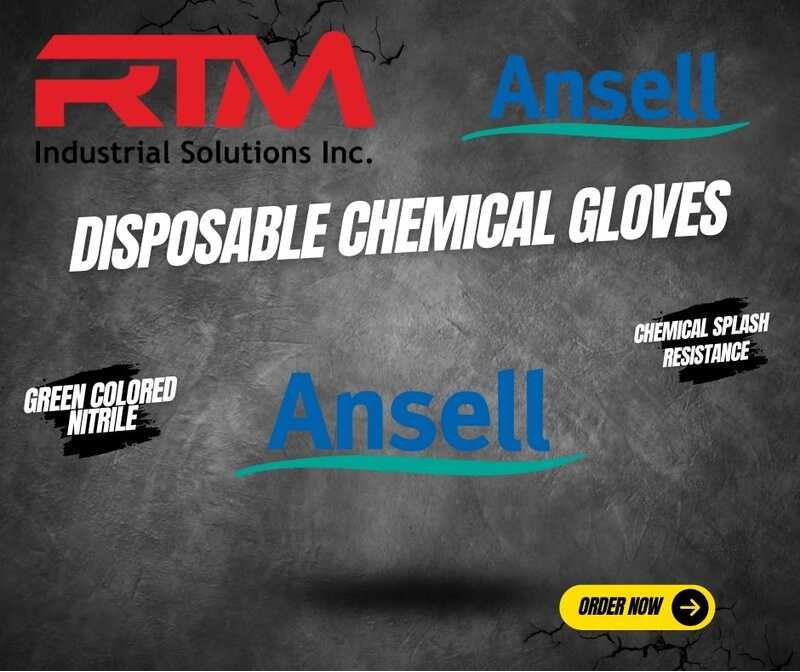 LY Ansell Touch N Tuff 92-600 Chemical Splash Protection Gloves ...