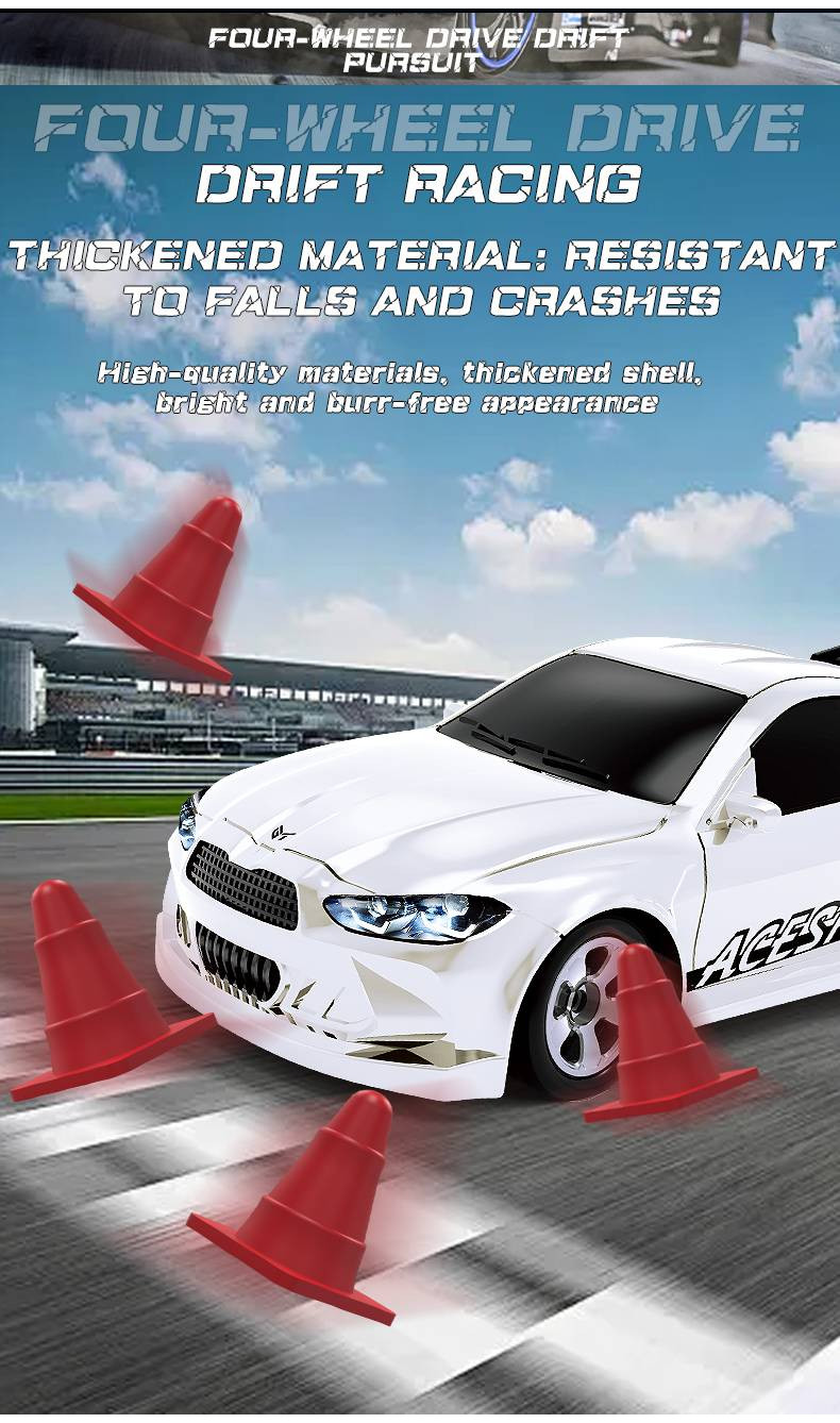 Tiny Drifter S 1/64 Scale Drift RC Car,Mini RC Sportscar 2.4Ghz Mini ...