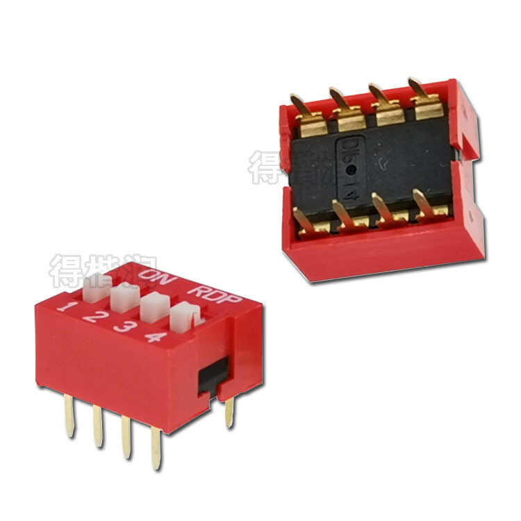 DIP switch DS -1/2/3/4/5/6/7/8/9/10/12 bits DIP red direct insertion 2 ...