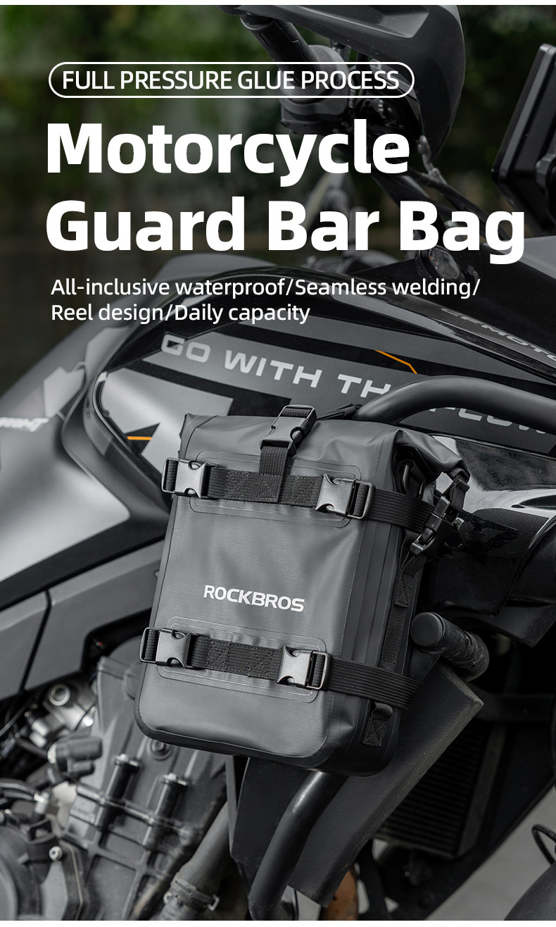 ROCKBROS Motorcycle Bag Waterproof Traveling Convenient Motor Side Bag ...