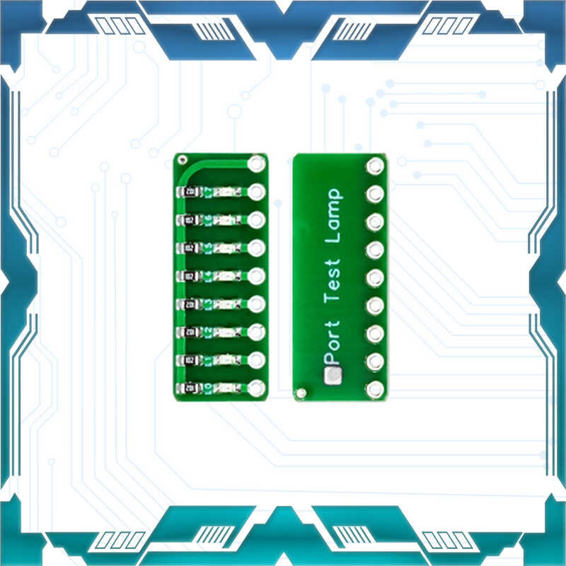 8-segment LED Port Test Lamp Indicator Light Flow Light Module Port ...
