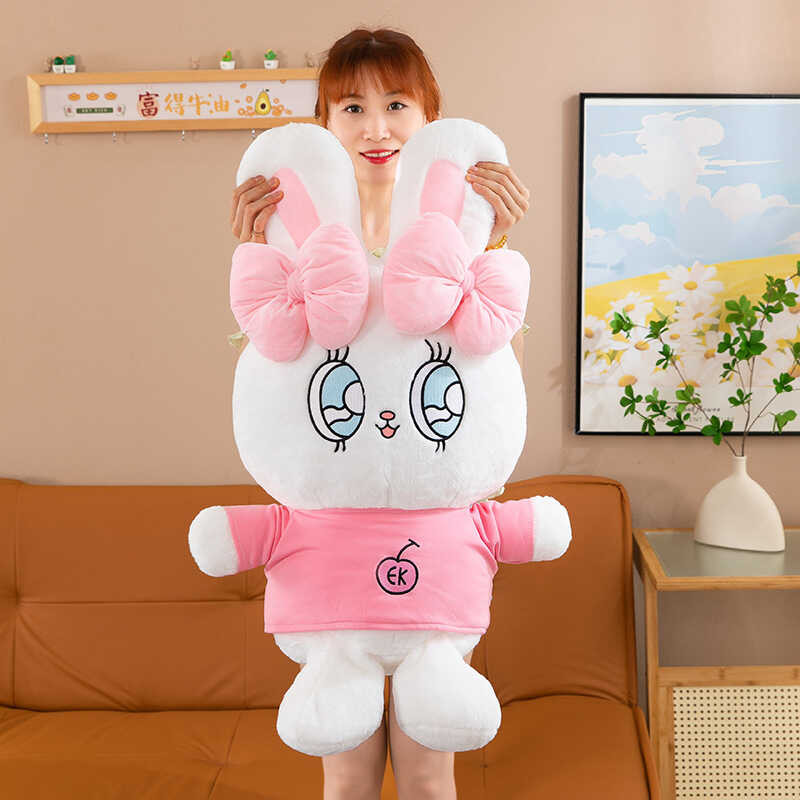 Miniso Aisile Little Rabbit Series Plush Hoodie Doll Cute Gift Doll ...