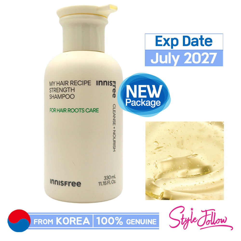 in stock ️NEW Package️[INNISFREE] My Hair Recipe Strength Shampoo 330ml ...