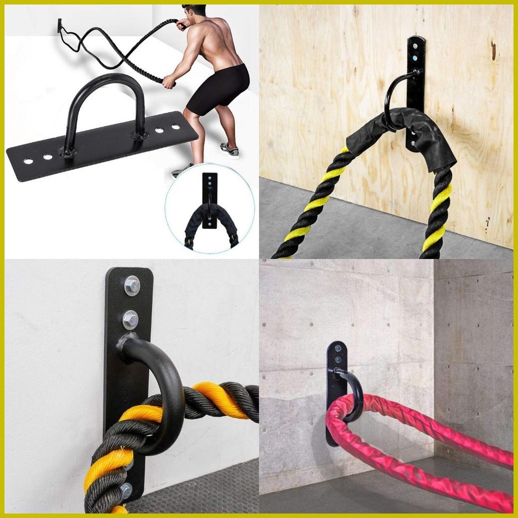 ♀ Battle Rope Anchor Hook For Wall Mount Suspension Strap Swing Hanging ...