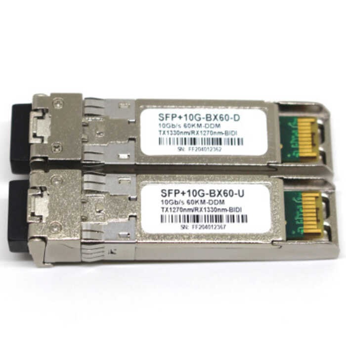10G single fiber Bidi single-mode single fiber optical module 60KM ...