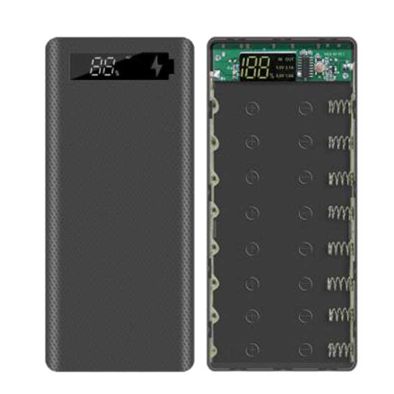 15 18650 Power Bank Case Support 20000 MAH LCD Display For The 8 X ...
