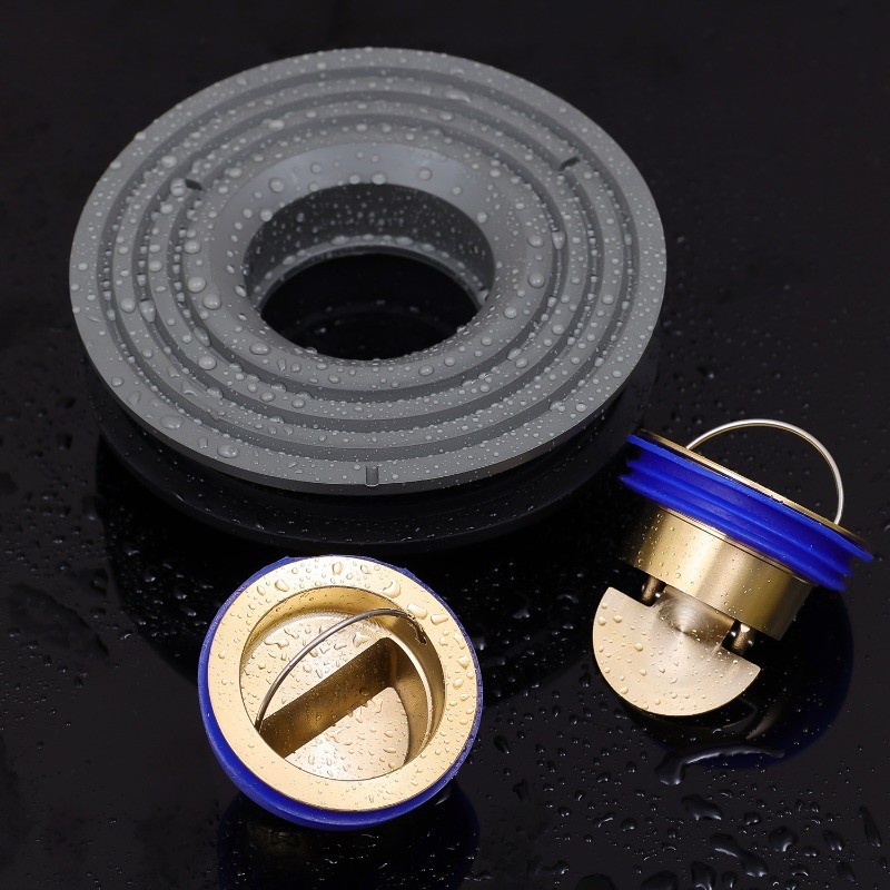 3Pcs Floor Drain Plug - Bathroom Deodorizer Strainer - Drainage Floor ...