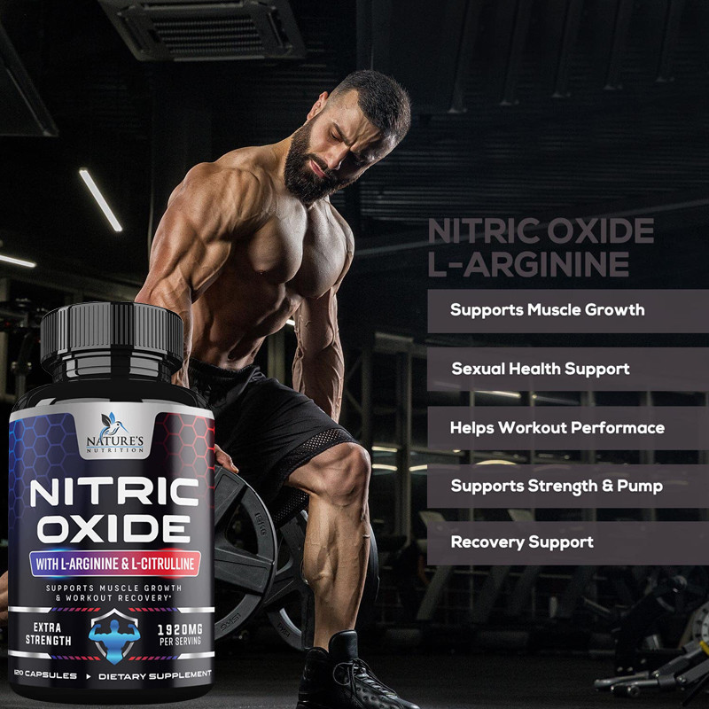 Nitric Oxide Booster Extra Strength - L Arginine 3X Strength Nitric ...