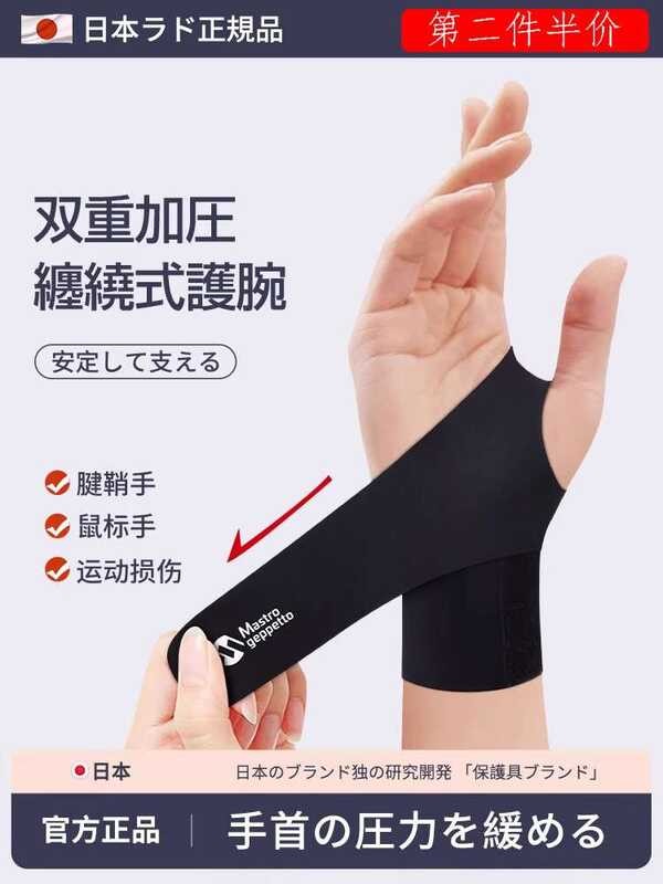 Tt Japan's New Wrist Guard With Tenosynovitis Sprain, Men's And Women's ...