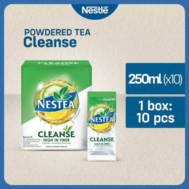 NESTEA Cleanse Lemon Cucumber Powdered Green Tea With Fiber 250Ml ...
