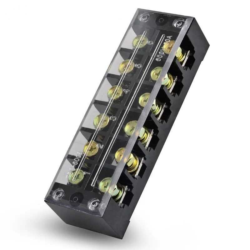 Distribution cabinet high current terminal block TBC-6006 60A6 copper ...