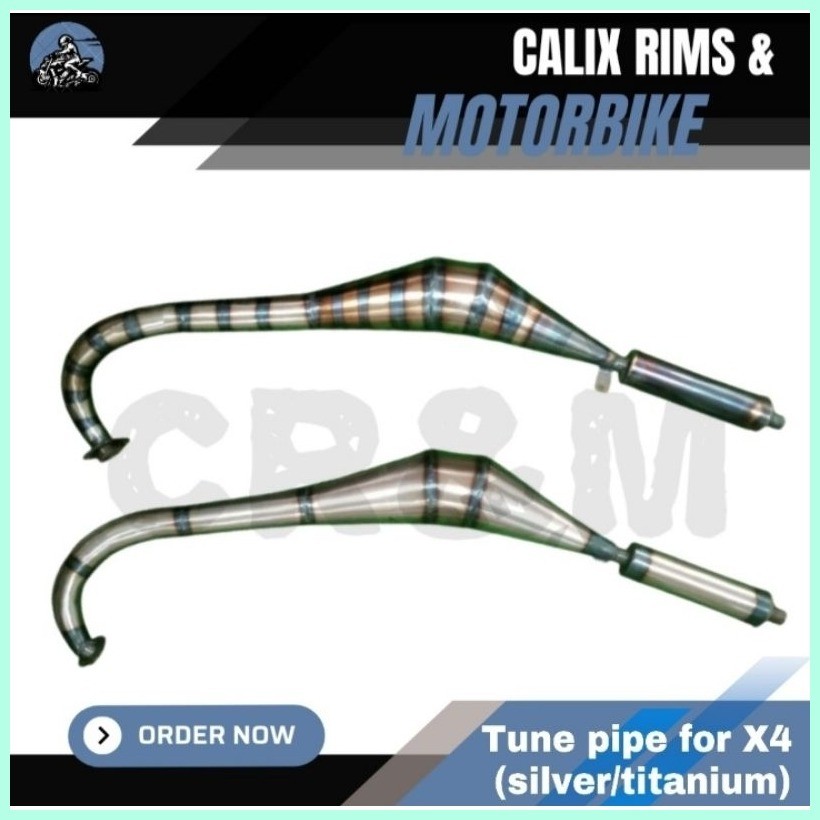 ♣ Tune pipe for X4 (silver/titanium) | Shopee Philippines