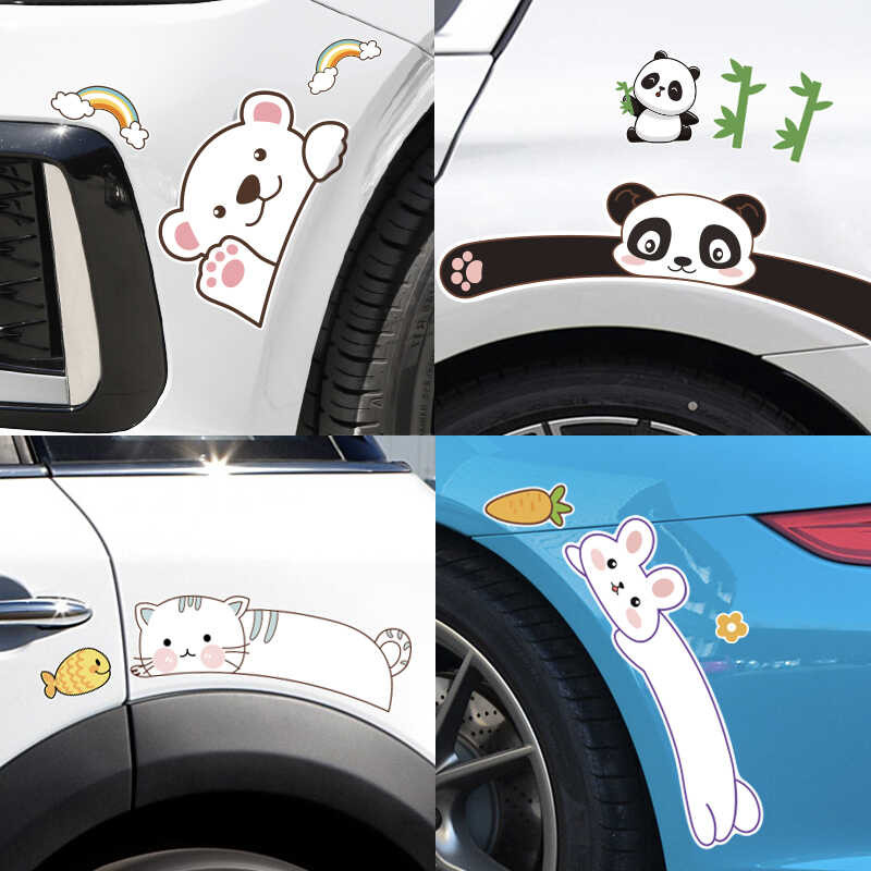 Stickers, 2 ☆ Scratches, Cover, Cover Large Areas Of Side Doors, Body ...