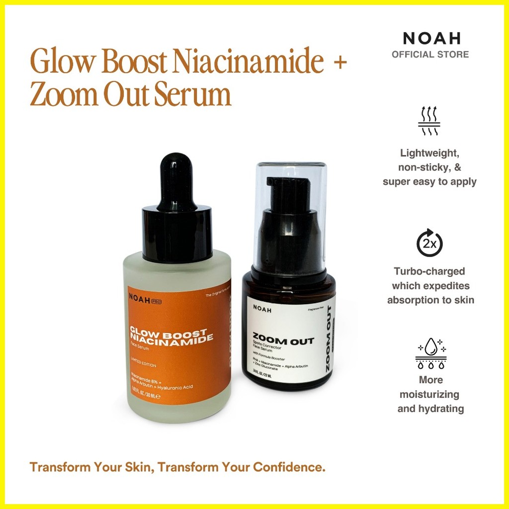 ⊕ ﹊ Noah Dual Action Glow & Dark Spot Correcting Serums Fast-Acting Solutions for Radiant, Even ...