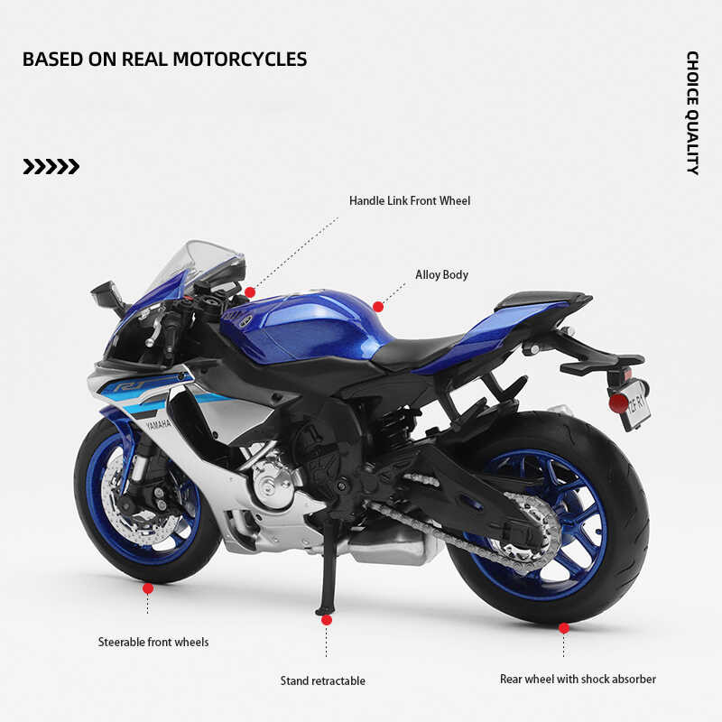 Scale 1:12 Model Die Cast Metal With Plastic Parts Motorcycle 2020 ...