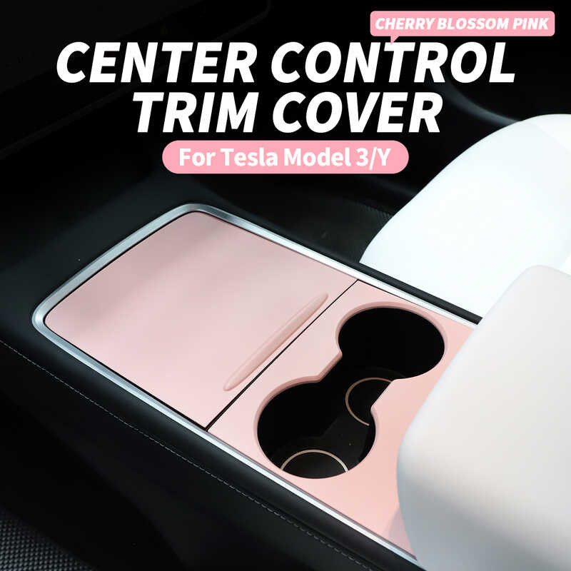 Central Car Control Panel Sticker Cover Para Sa Tesla Model Y 3 ...