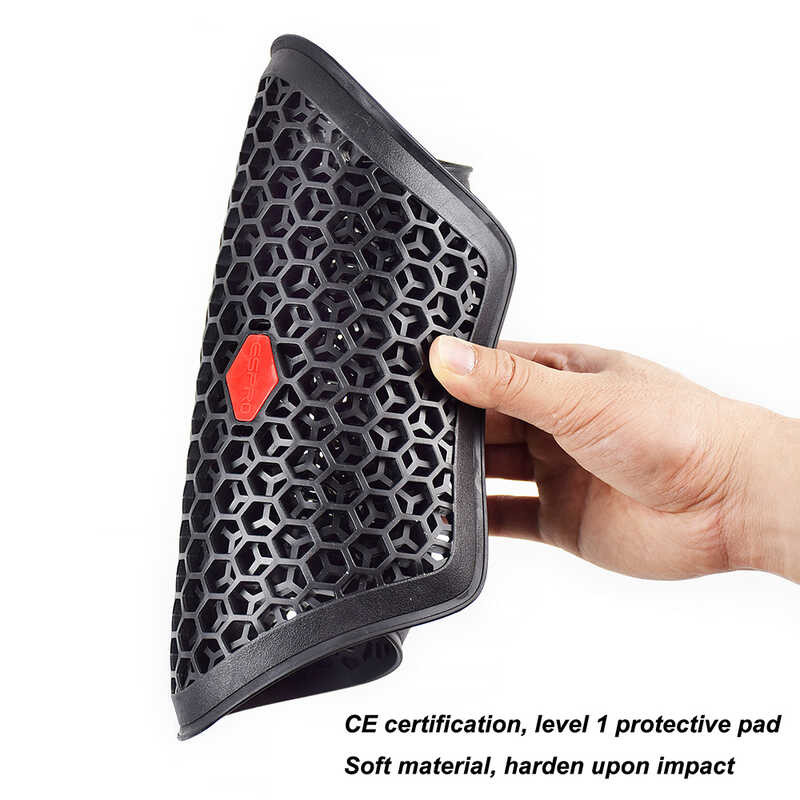 Approved CE Shoulder Elbow Back Protector Pad Universal Motorbike Chest ...