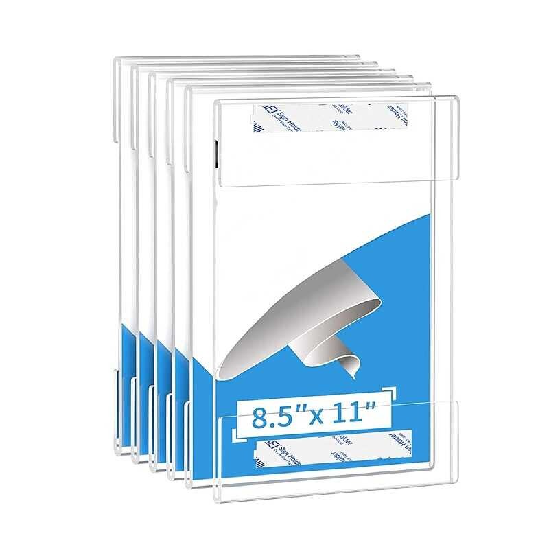 Double Layer A4 Acrylic Card Slot 5-Inch 6-Inch Slot Transparent ...