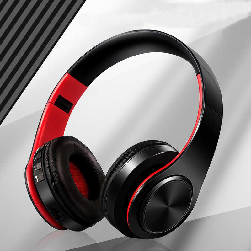 025 Upgrading Wireless Bluetooth Headphones Stereo Headset Music Sports ...