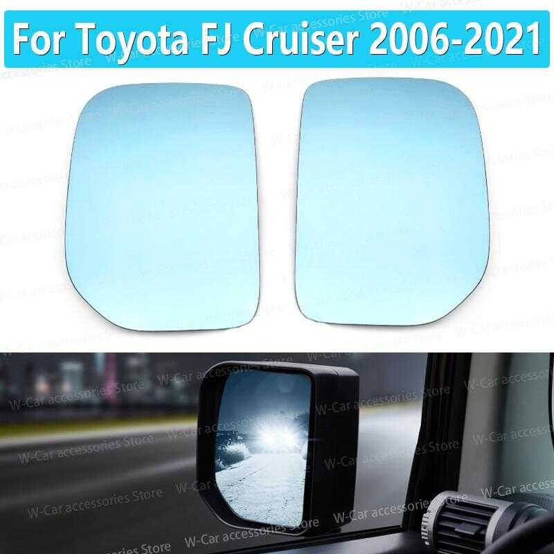 Df Car Mirror For Toyota FJ Cruiser 2006-2021 HD Anti-Glare Heating Big ...