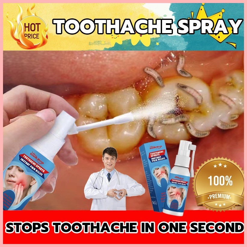 Toothache Spray 20ml Fast Pain Relief Plant Extracts Hormone Free ...