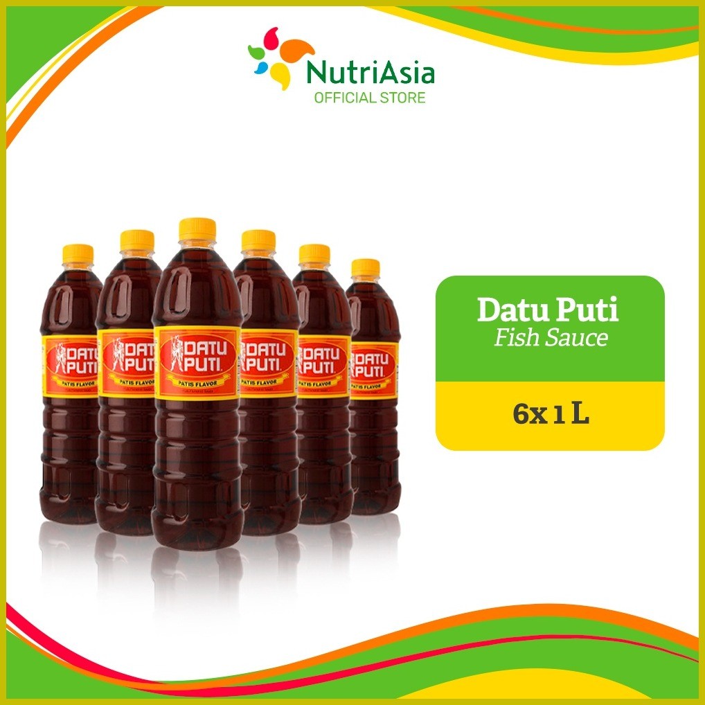 ⭐ Datu Puti Fish Sauce 1 L Bundle of 6 (6x1L) | Shopee Philippines