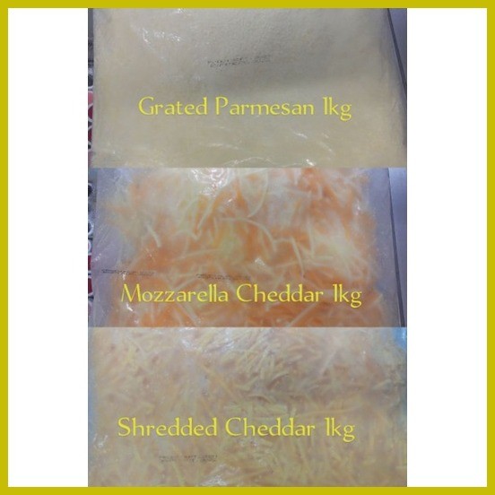 ChizBoy Grated Parmesan , Mozzarella Cheddar , and Shredded Cheddar 1kg ...