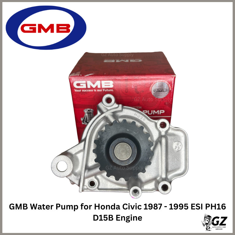 ∆ ⚽︎ ∈ ⊡ GMB Water Pump for Honda Civic 1992 - 1995 ESI PH16 D15B ...