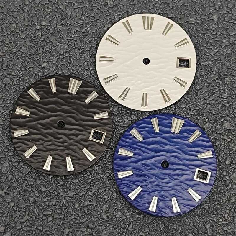 Modified 28.5Mm Watch Dial C3 Green Luminous Water Ripple Texture ...