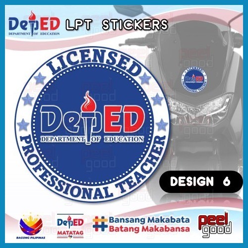 DEPED Sticker - Licensed Professional Teacher (LPT) | Shopee Philippines