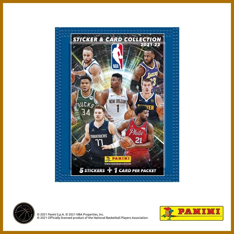 Panini 2021-2022 NBA Sticker & Card Collection Pack | Shopee Philippines